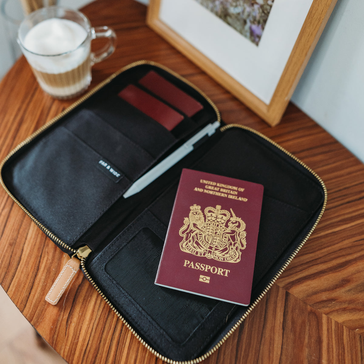 Premium Family Passport Holder and Document Organiser for 4 – Far & Wide